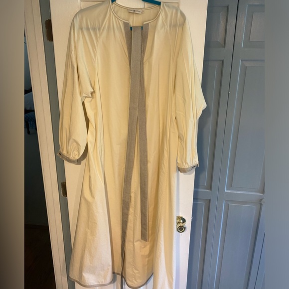 Tory Burch | Dresses | Tory Burch French Cream Tunic Dress W Optional ...